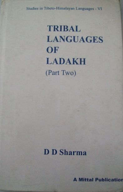 Tribal Languages of Ladakh (Part 2) – Mittal Publications